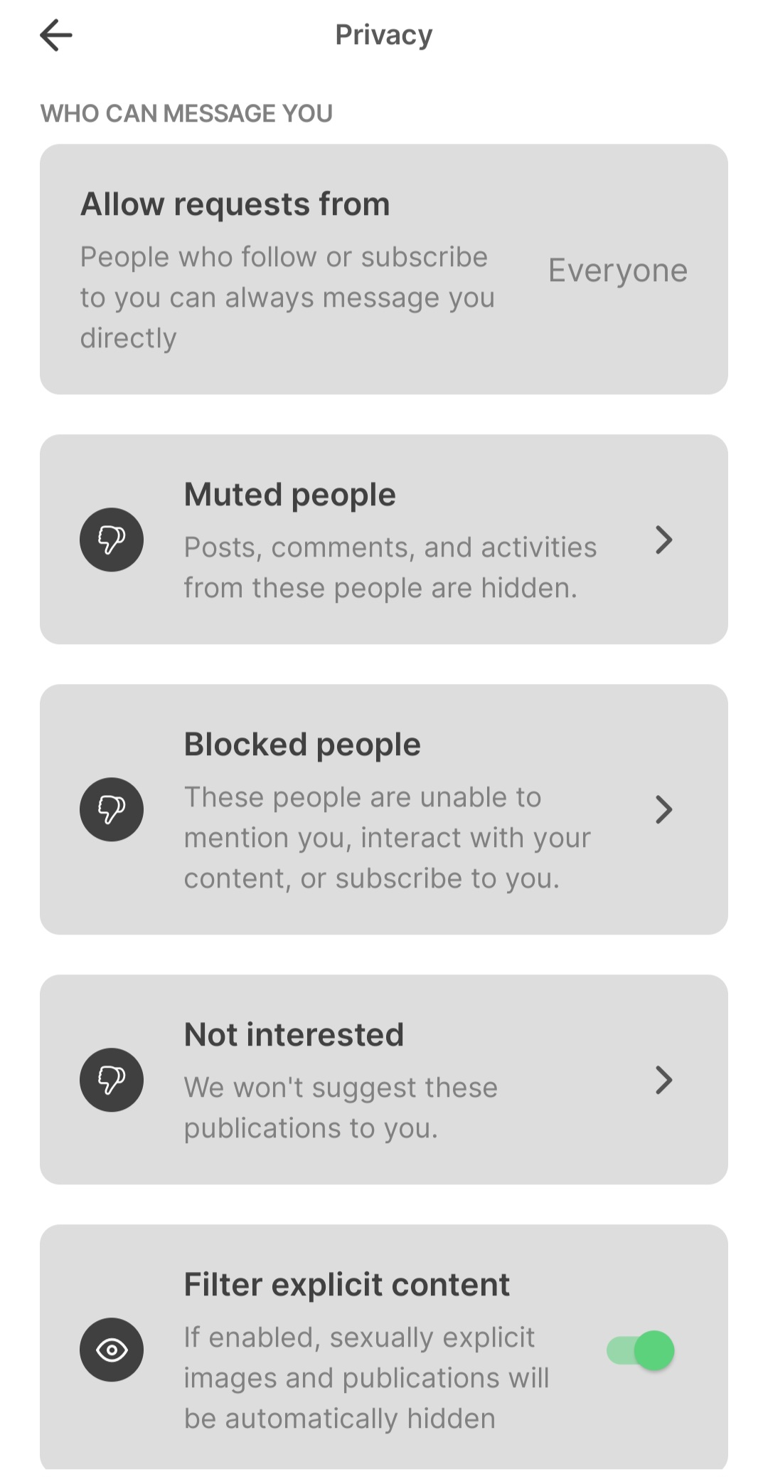 How to do I hide explicit images on my Home feed on Substack ...