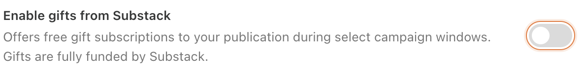 What are Substack funded gifts? – Substack, Inc