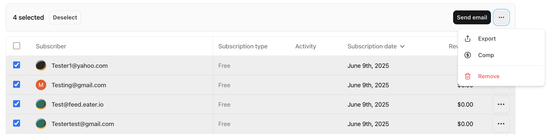 How do I offer a complimentary subscription to a reader on Substack ...