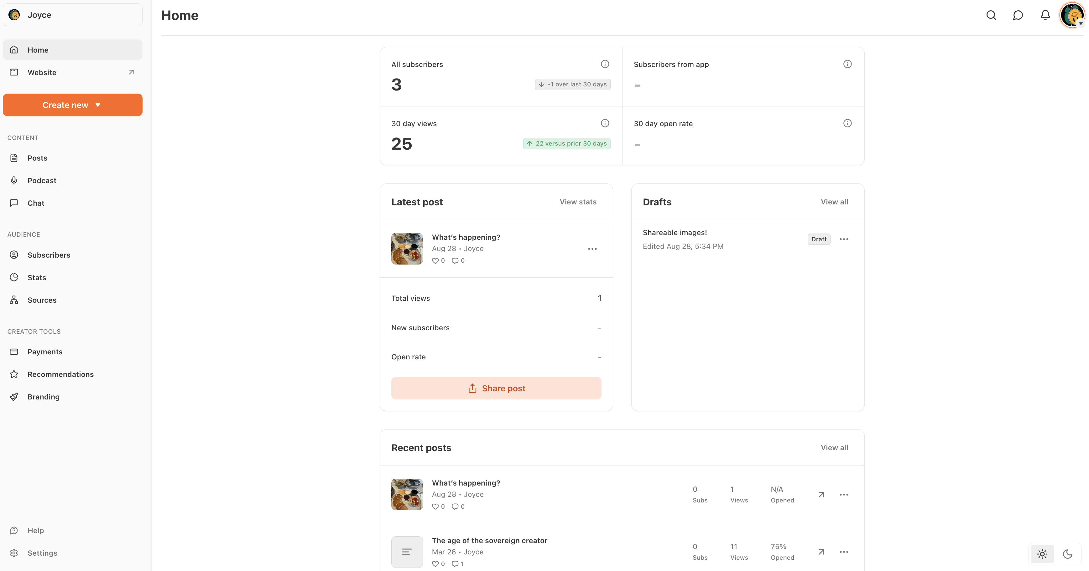How can I navigate my Substack on desktop? – Substack, Inc