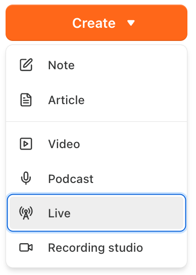 How do I go live on Substack using my computer? – Substack, Inc