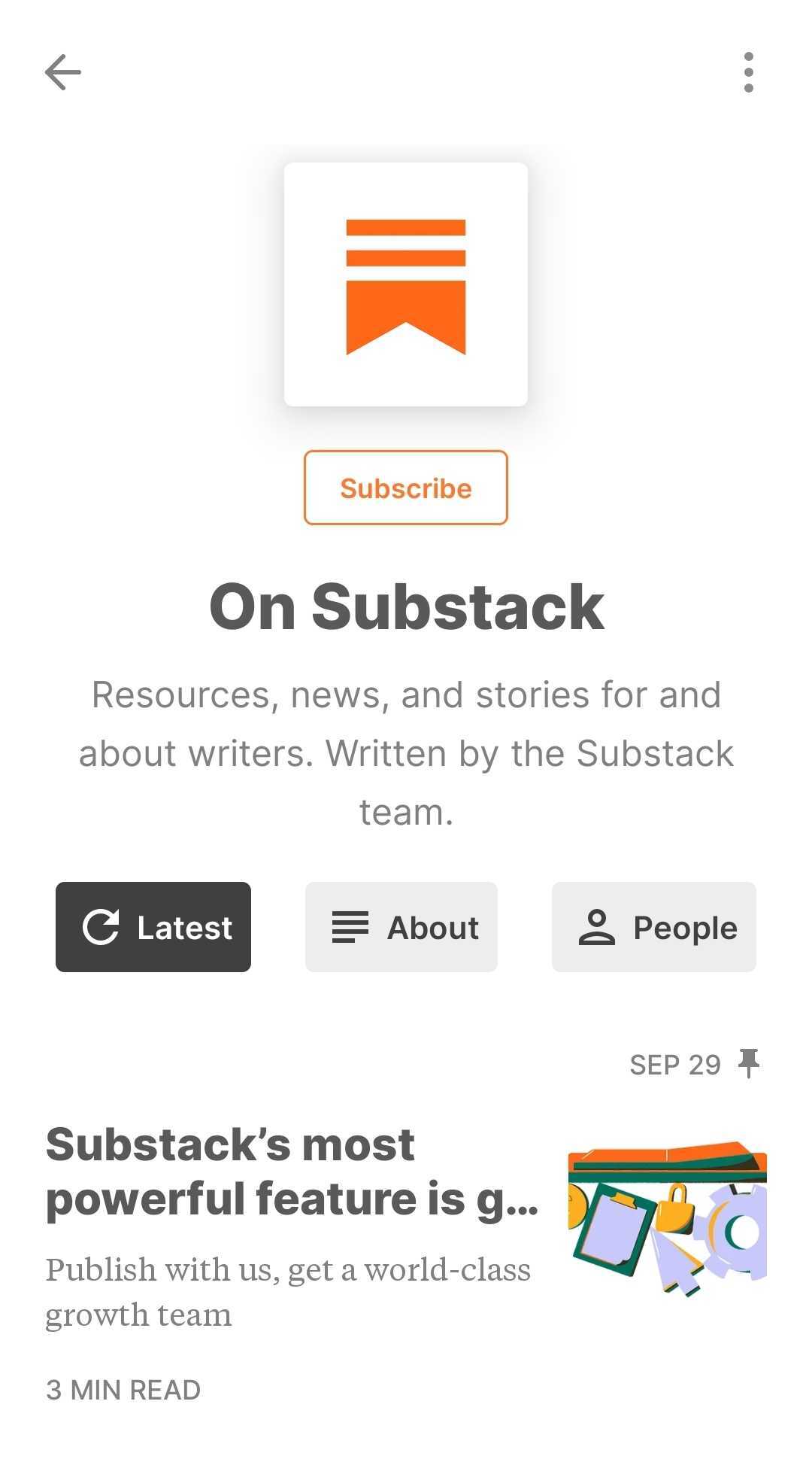 How do I subscribe to a new publication on the Android app? – Substack, Inc